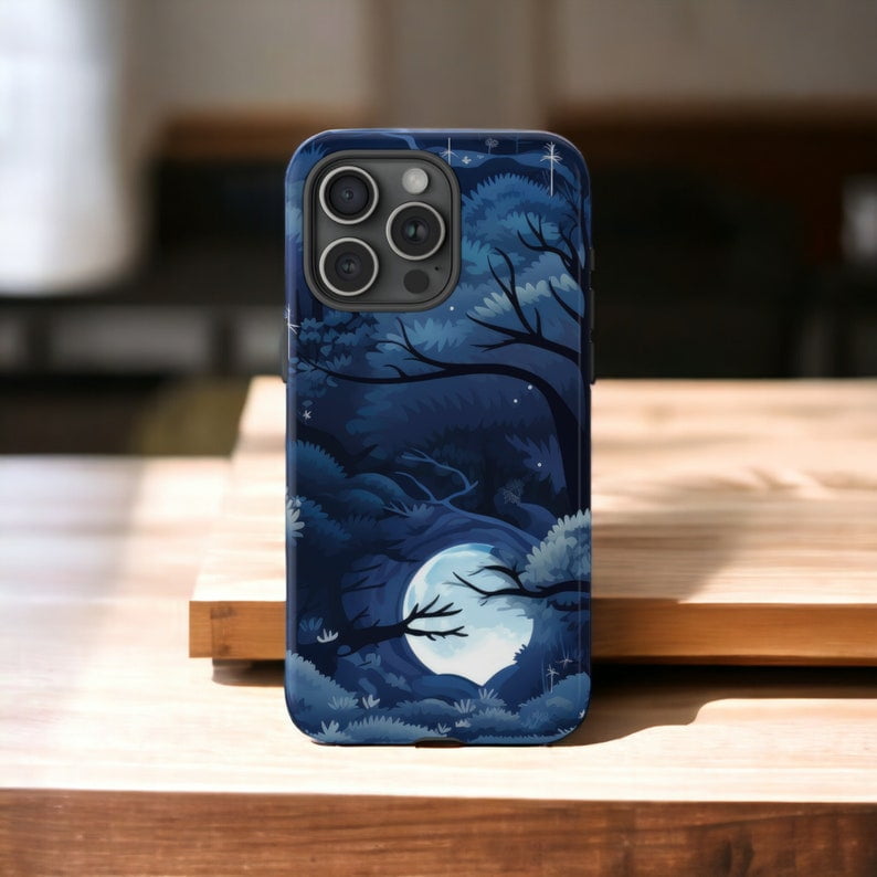 Enchanted Moonlit Tree Phone Case for iPhone 11 12 13 14 15 16 Pro Max ...