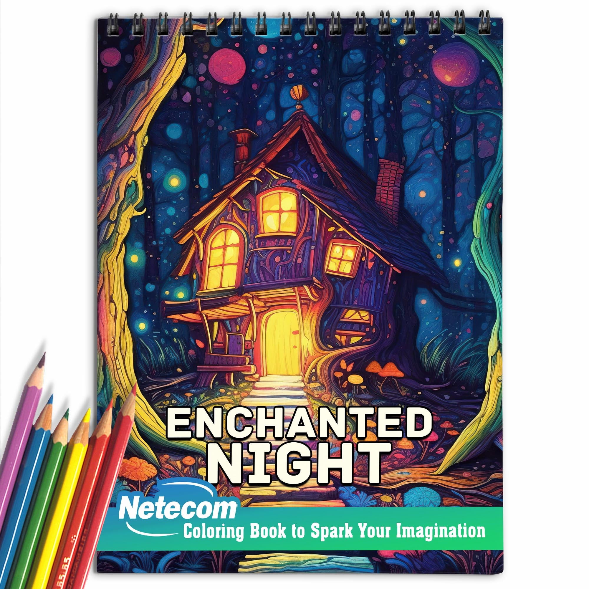 LBKHOUSE Snowman Coloring Book Spiral Bound for Adults, Premium Cover ...