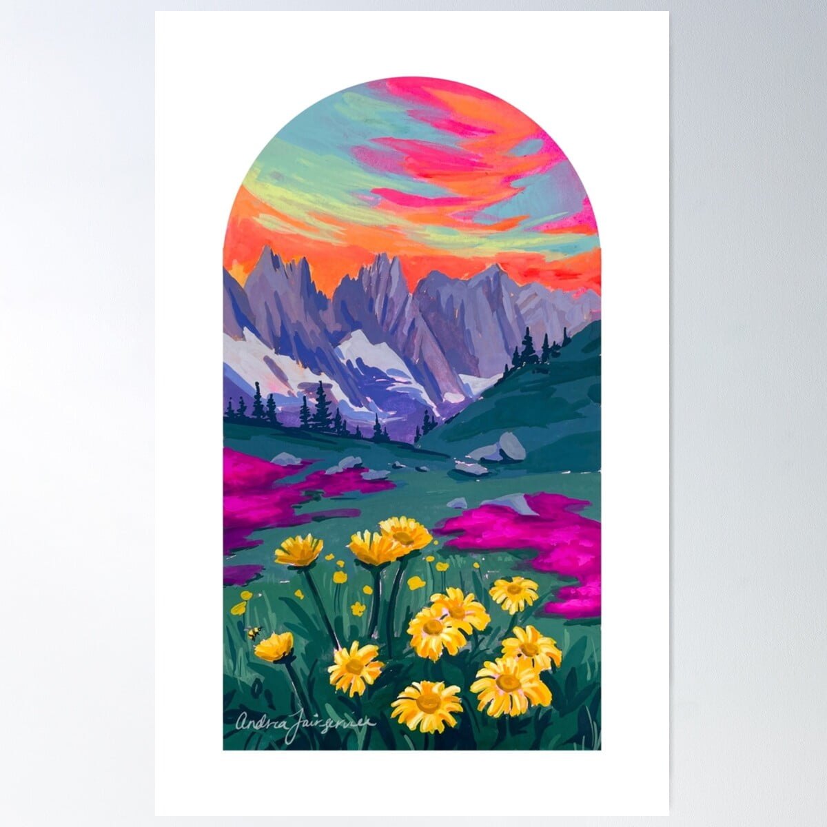 Enchanted Poster Wall Art, Modern Wall Decor For Living Room Bedroom ...