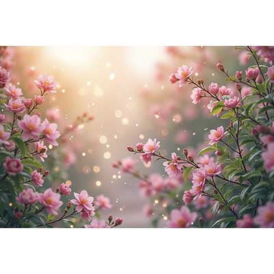 Enchanted Spring Photography Backdrop Childr Fairy Birthday Flower ...