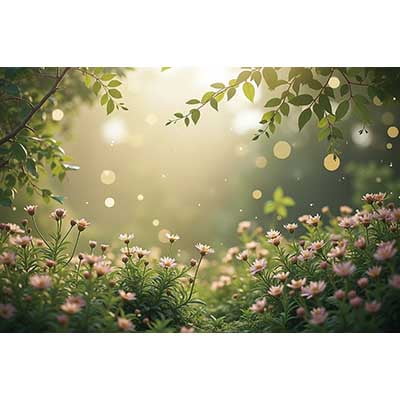 Enchanted Spring Photography Backdrop Childr Fairy Birthday Flower ...