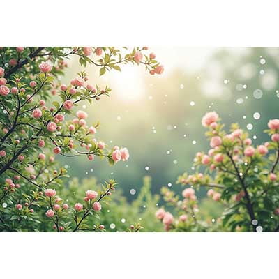 Enchanted Spring Photography Backdrop Childr Fairy Birthday Flower ...