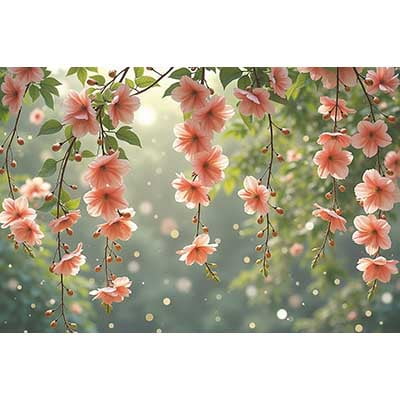 Enchanted Spring Photography Backdrop Childr Fairy Birthday Flower ...