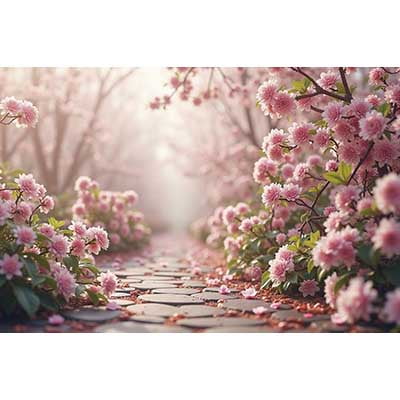 Enchanted Spring Photography Backdrop Childr Fairy Birthday Flower ...