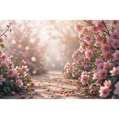 Enchanted Spring Photography Backdrop Childr Fairy Birthday Flower ...