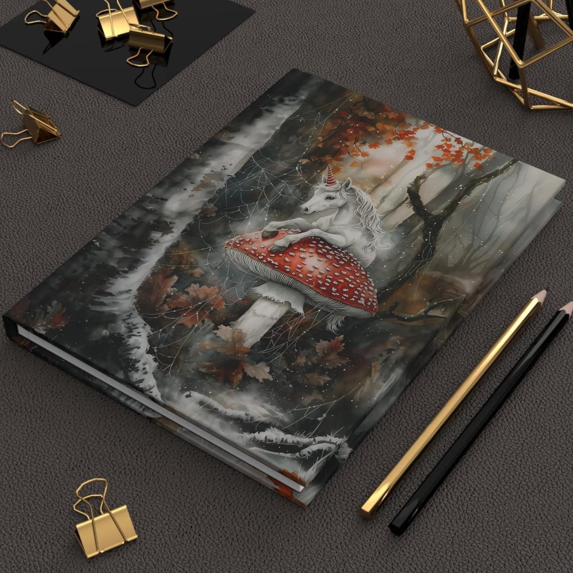 Enchanted Unicorn Journal - Woodland Magic, Fantasy Notebook For ...