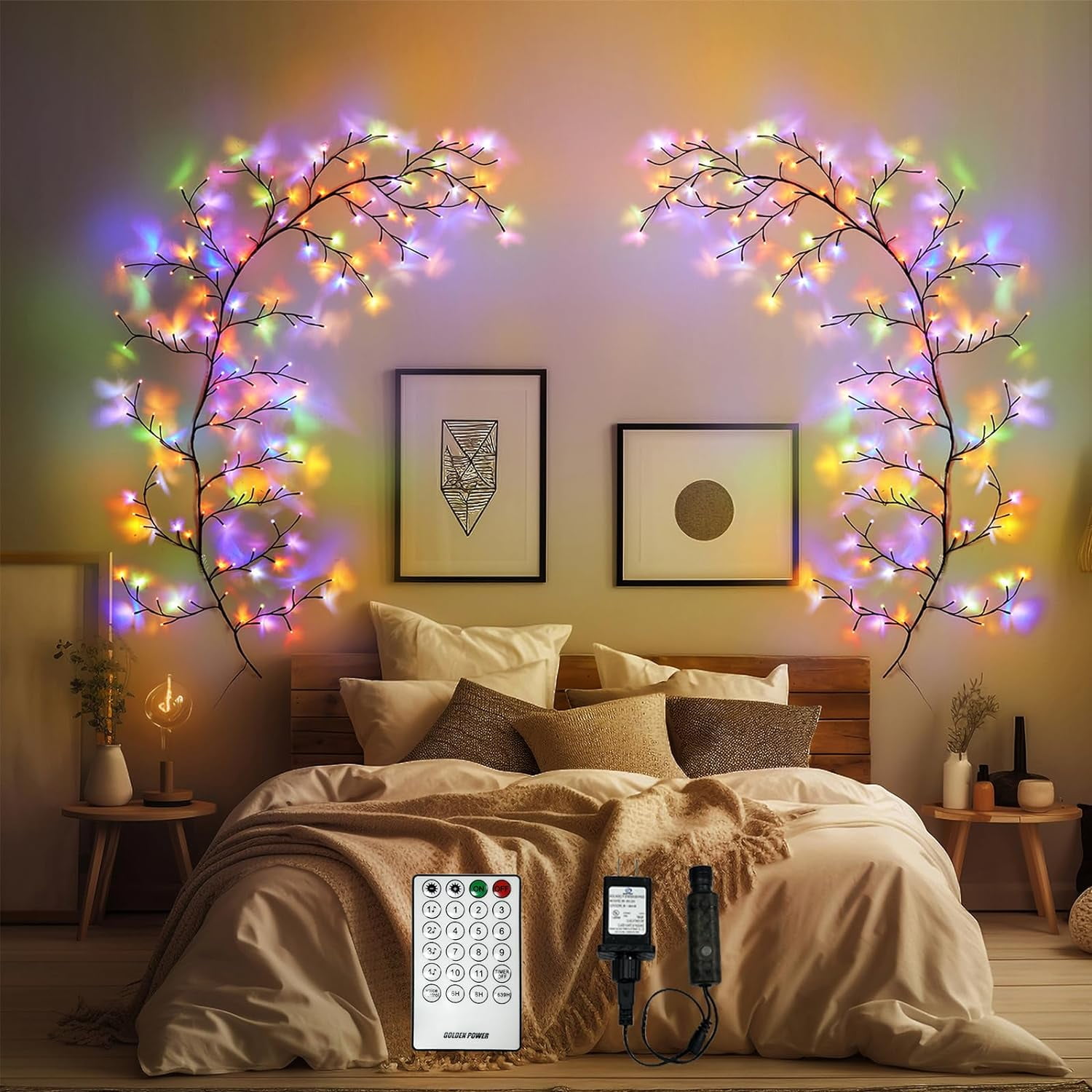 Enchanted Willow Vine Lights for Home Decor with 160LEDs, 8.2FT Voice ...