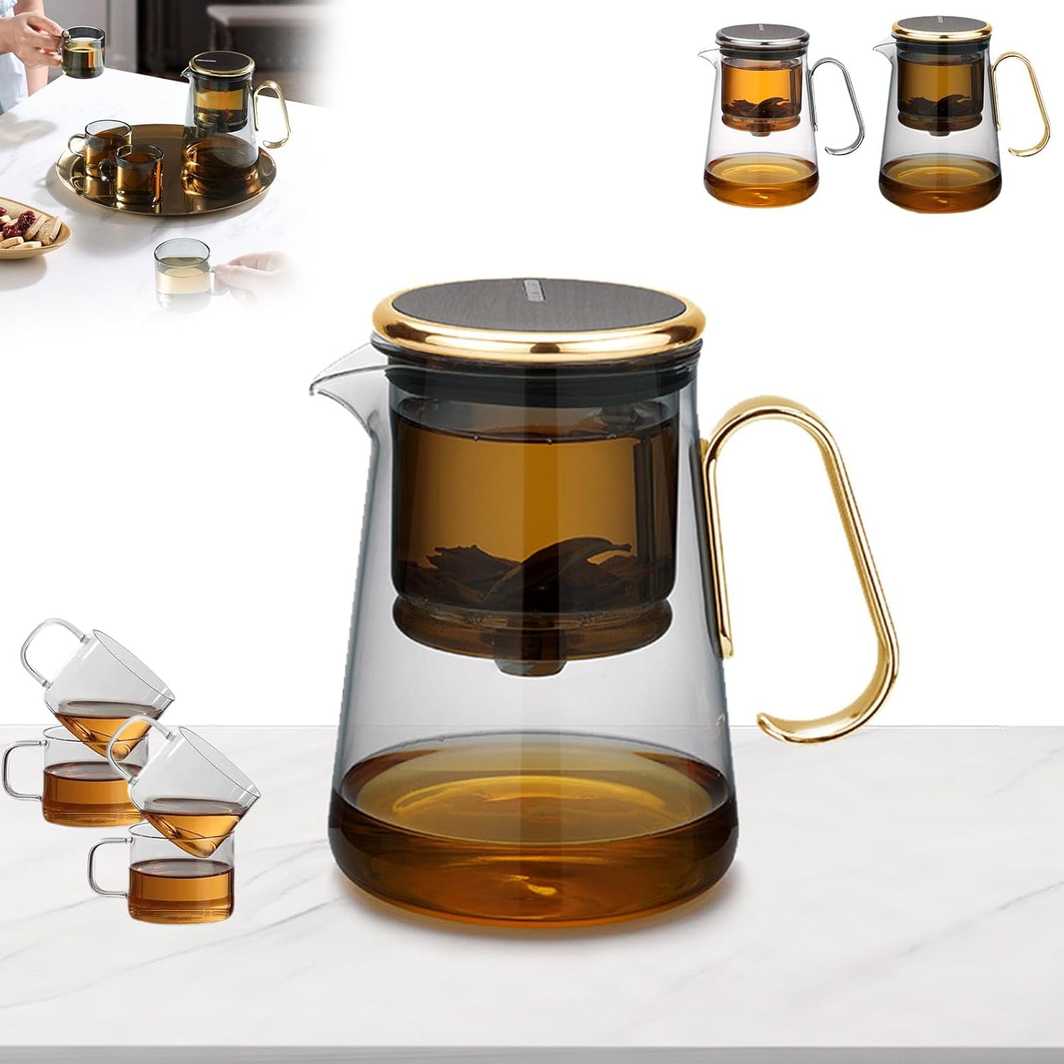 Enchanti Tea Pot, Mystic Pot Tea 700ml, Enchantipot Mystic Pot Set ...
