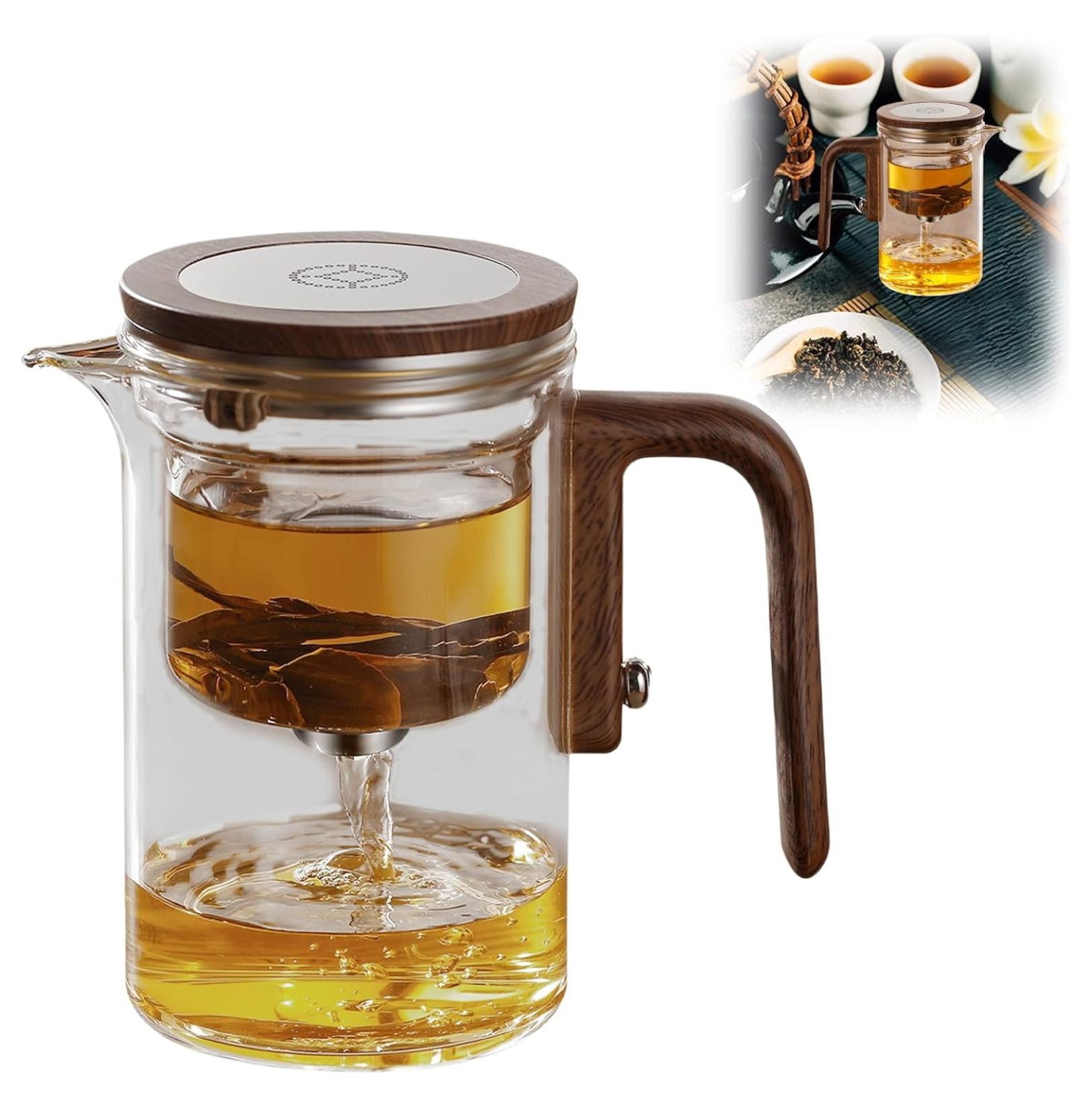 Enchanti Tea Pot, Witchcraft Magical Enchanted Glass Teapot with ...