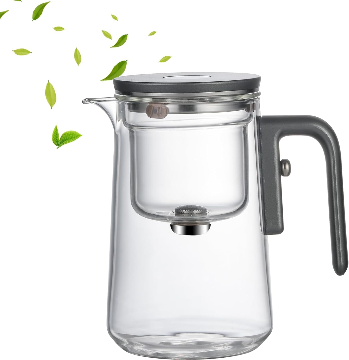 Enchanti Tea Pot, Witchcraft Tranquil Push Control Magic Teapot with ...