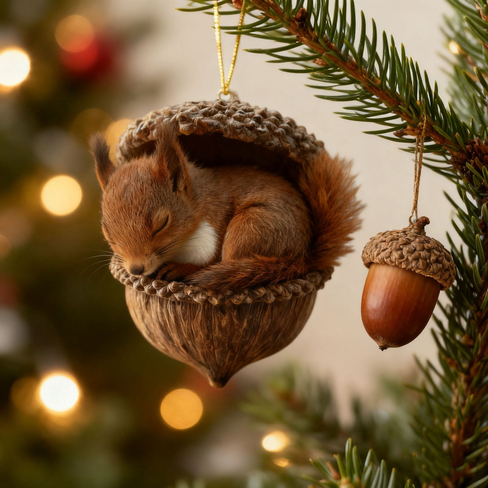 Enchanting 4" Forest Animals Ornament for Christmas Tree Decoration ...