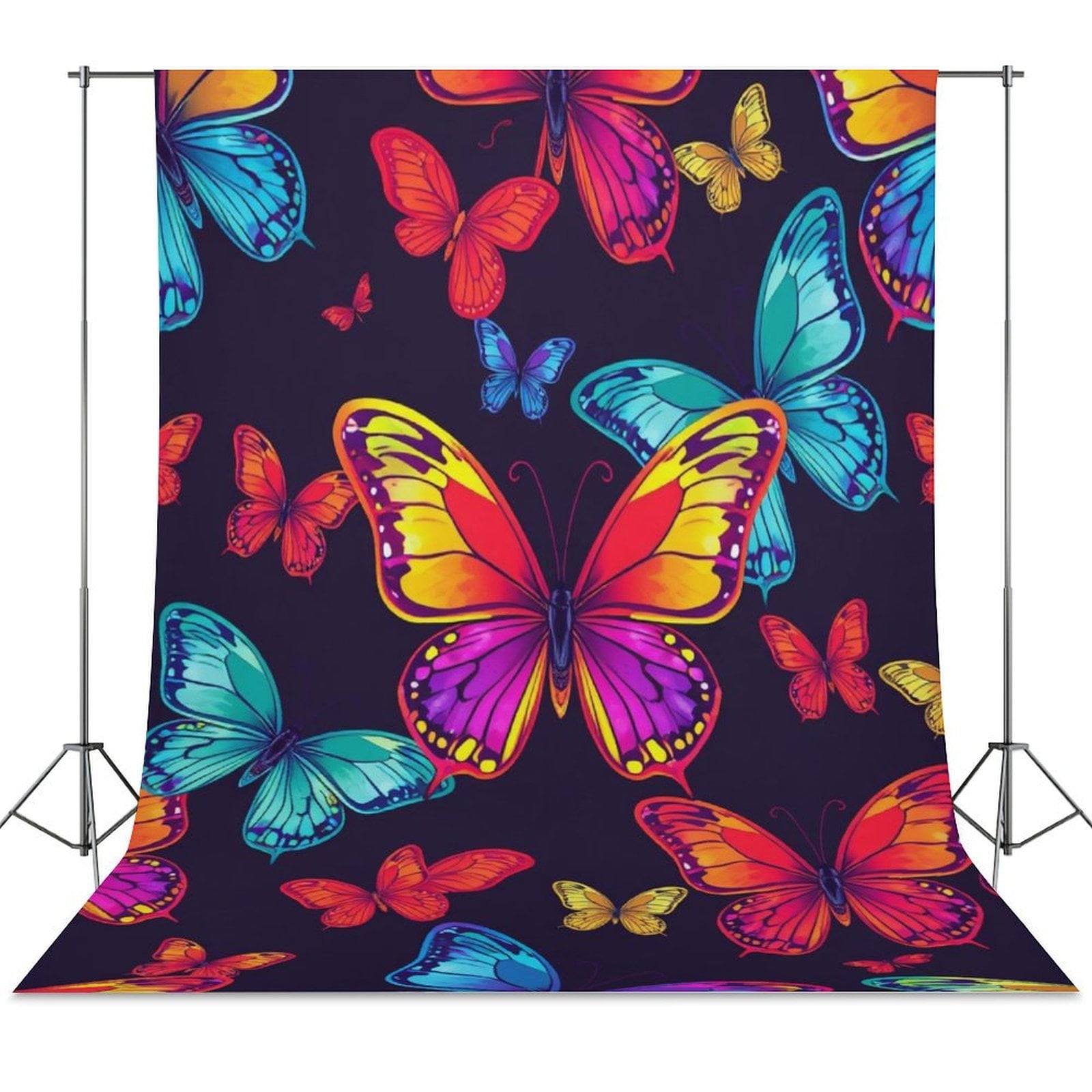 Enchanting Butterfly Backdrop Baby Shower Newborn Portrait Girl Boy ...