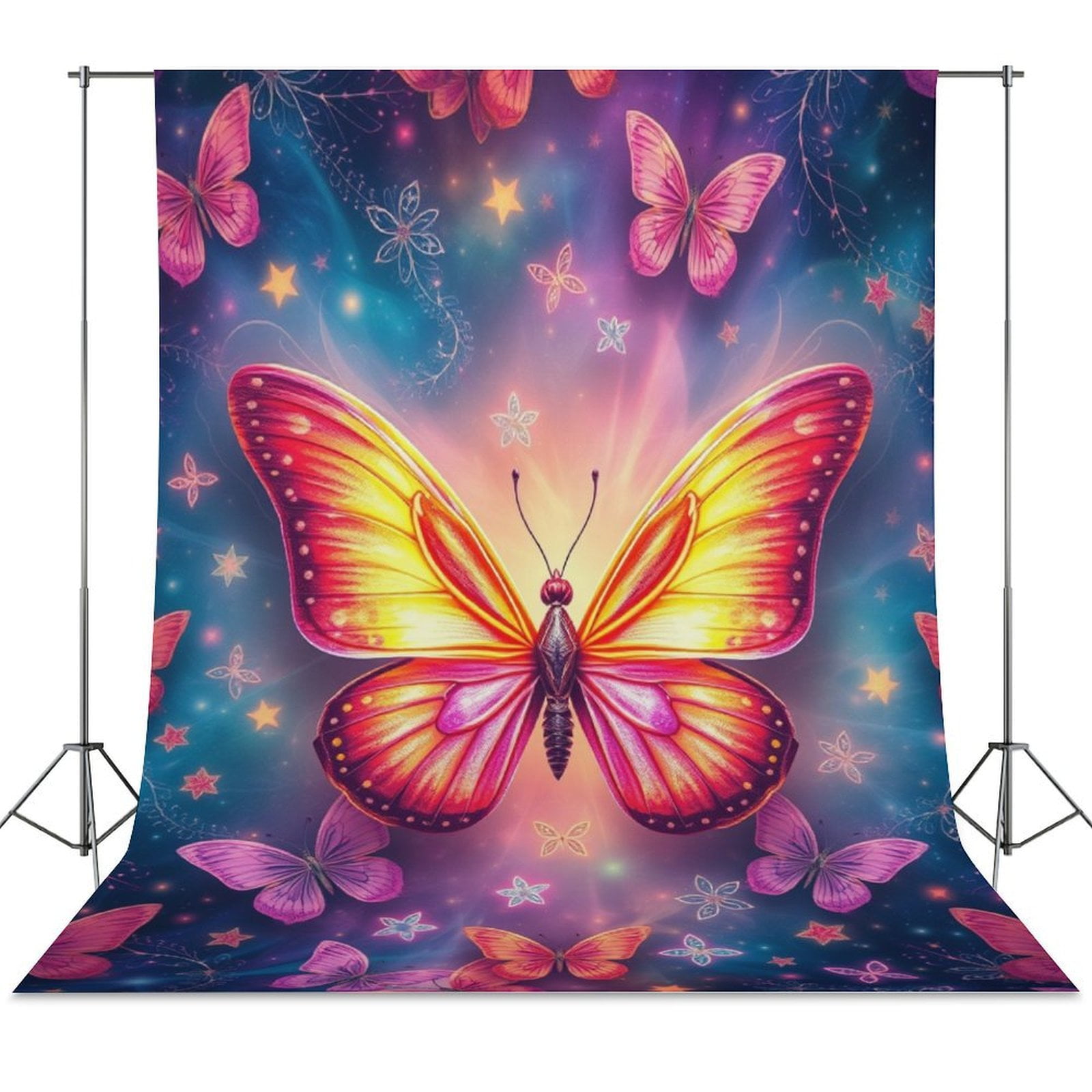 Enchanting Butterfly Backdrop Baby Shower Newborn Portrait Girl Boy ...