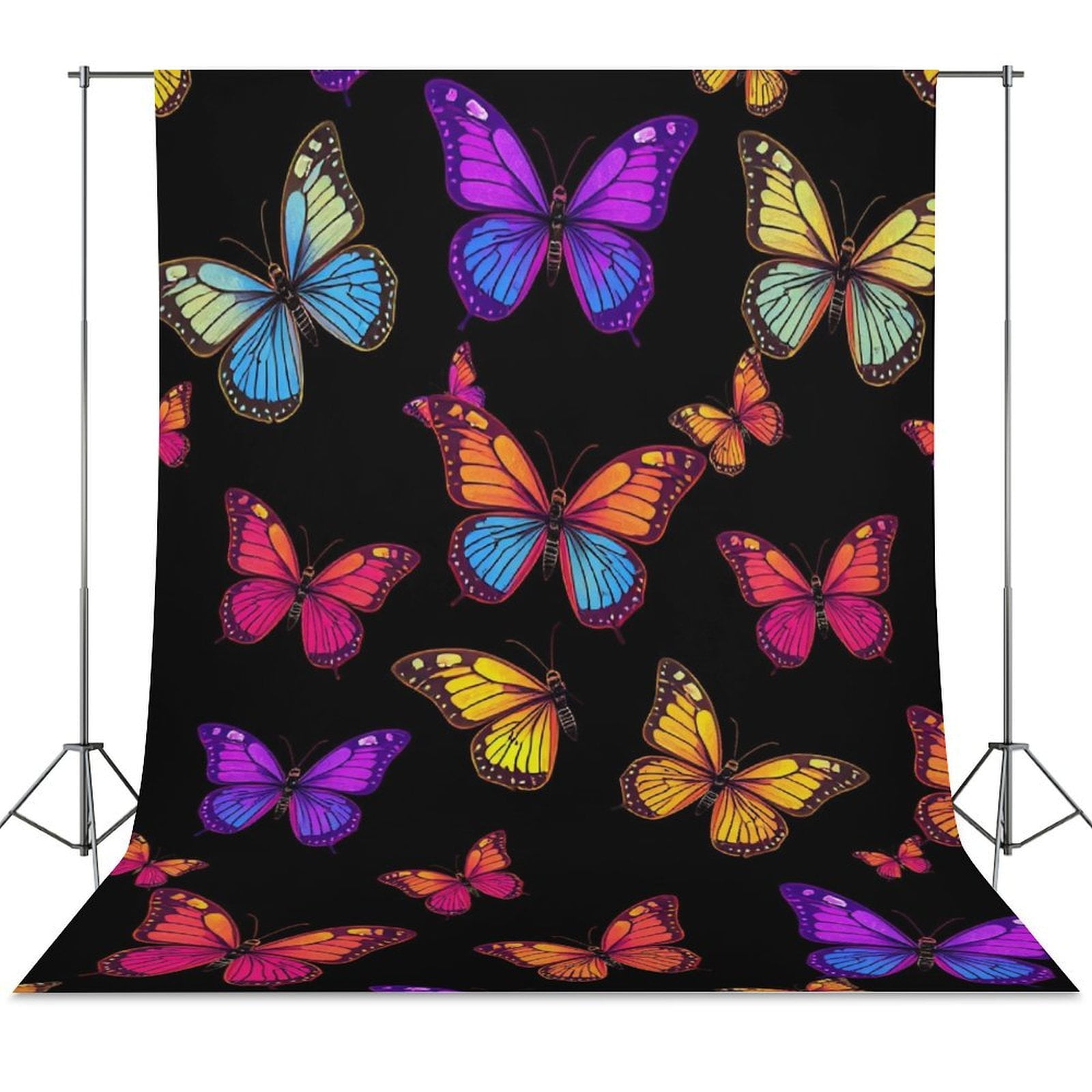 Enchanting Butterfly Backdrop Baby Shower Newborn Portrait Girl Boy ...