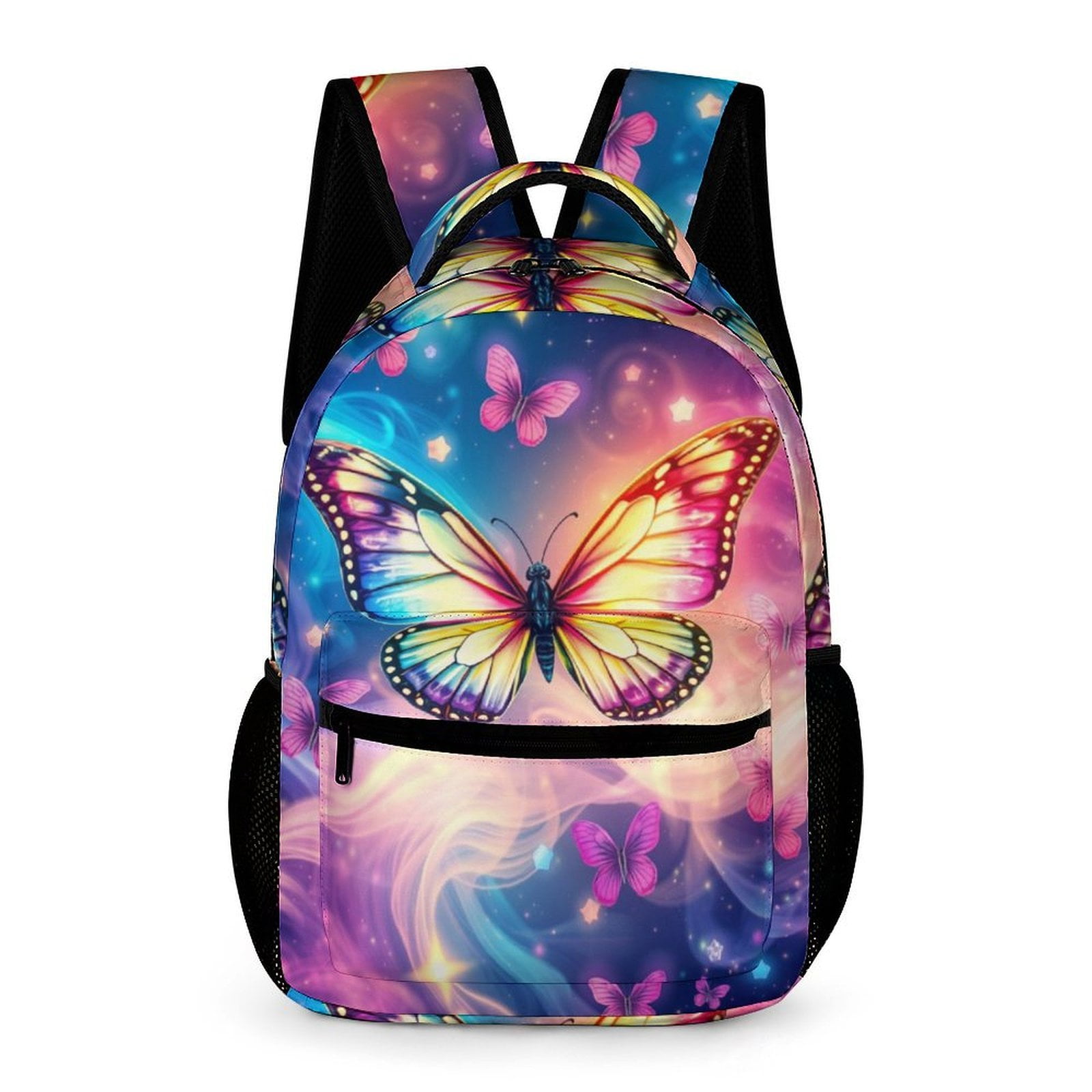 Enchanting Butterfly Backpack Student Bookbag School Bag Laptop ...