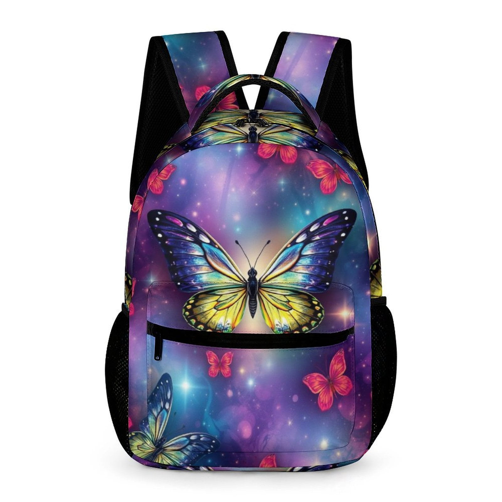 Enchanting Butterfly Backpack Student Bookbag School Bag Laptop ...