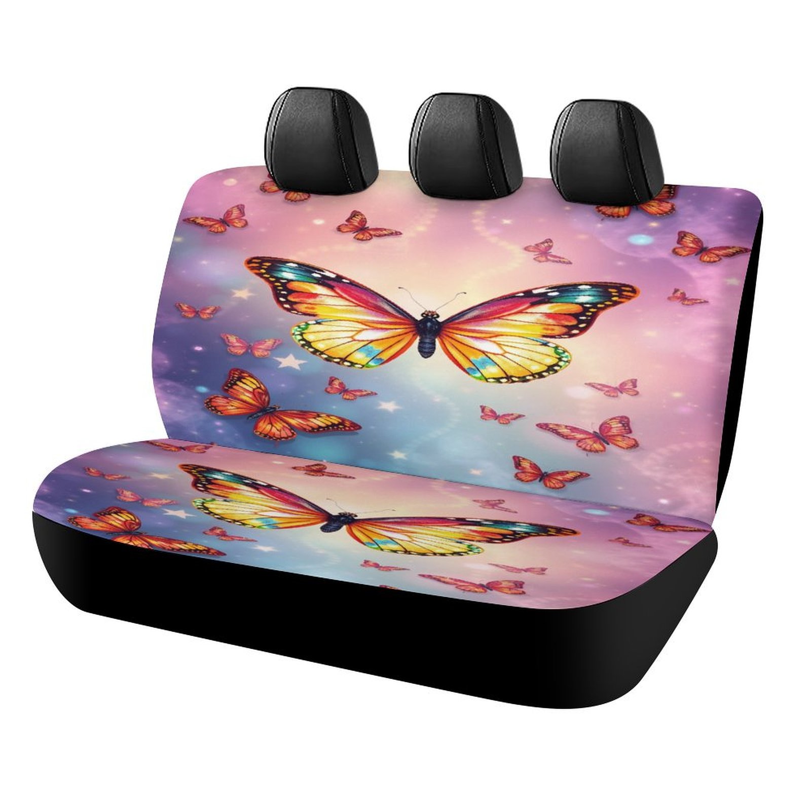 Enchanting Butterfly Car Back Seat Pad Useful Stain Resistant Covers ...