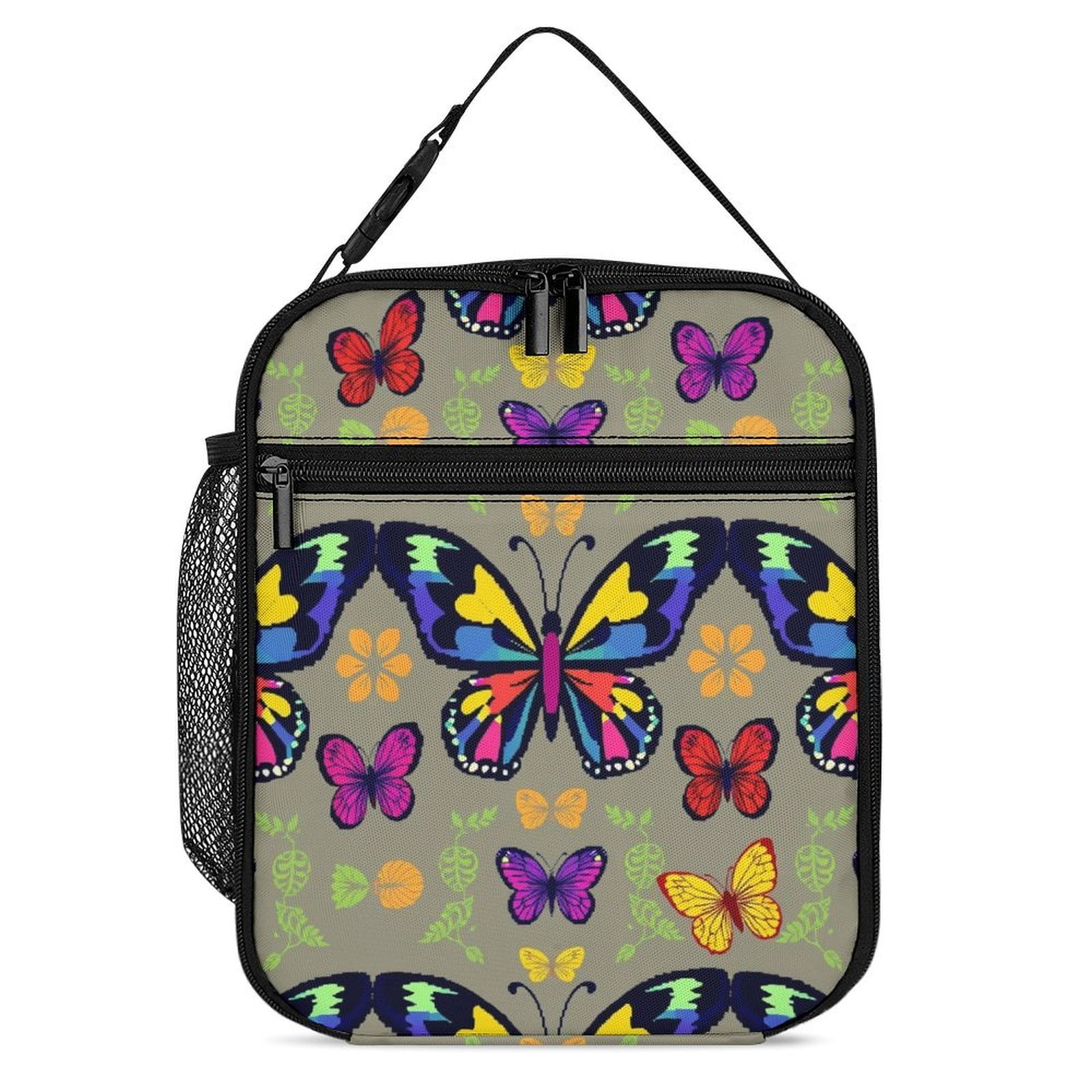 Enchanting Butterfly Lunch Bag Insulated Meal Bag Reusable Lunch Box ...
