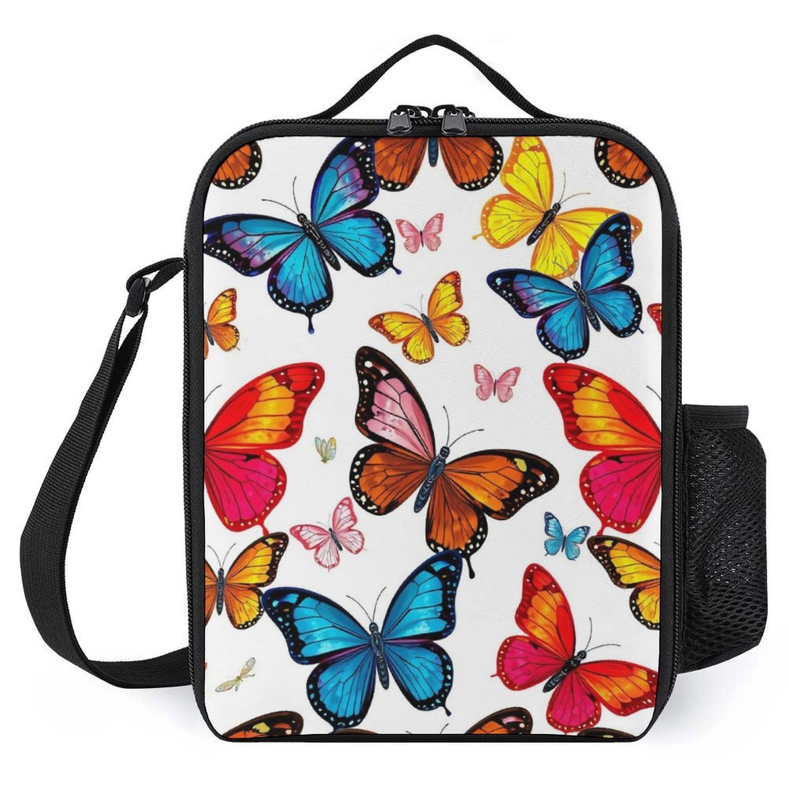 Enchanting Butterfly Lunch Bag Insulated Meal Bag Reusable Lunch Box ...