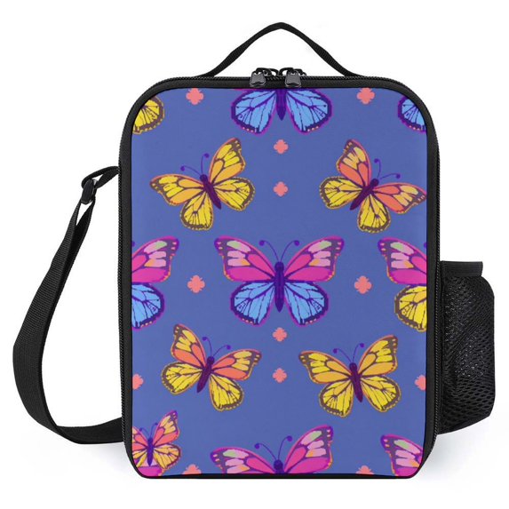 Enchanting Butterfly Lunch Bag Insulated Meal Bag Reusable Lunch Box ...