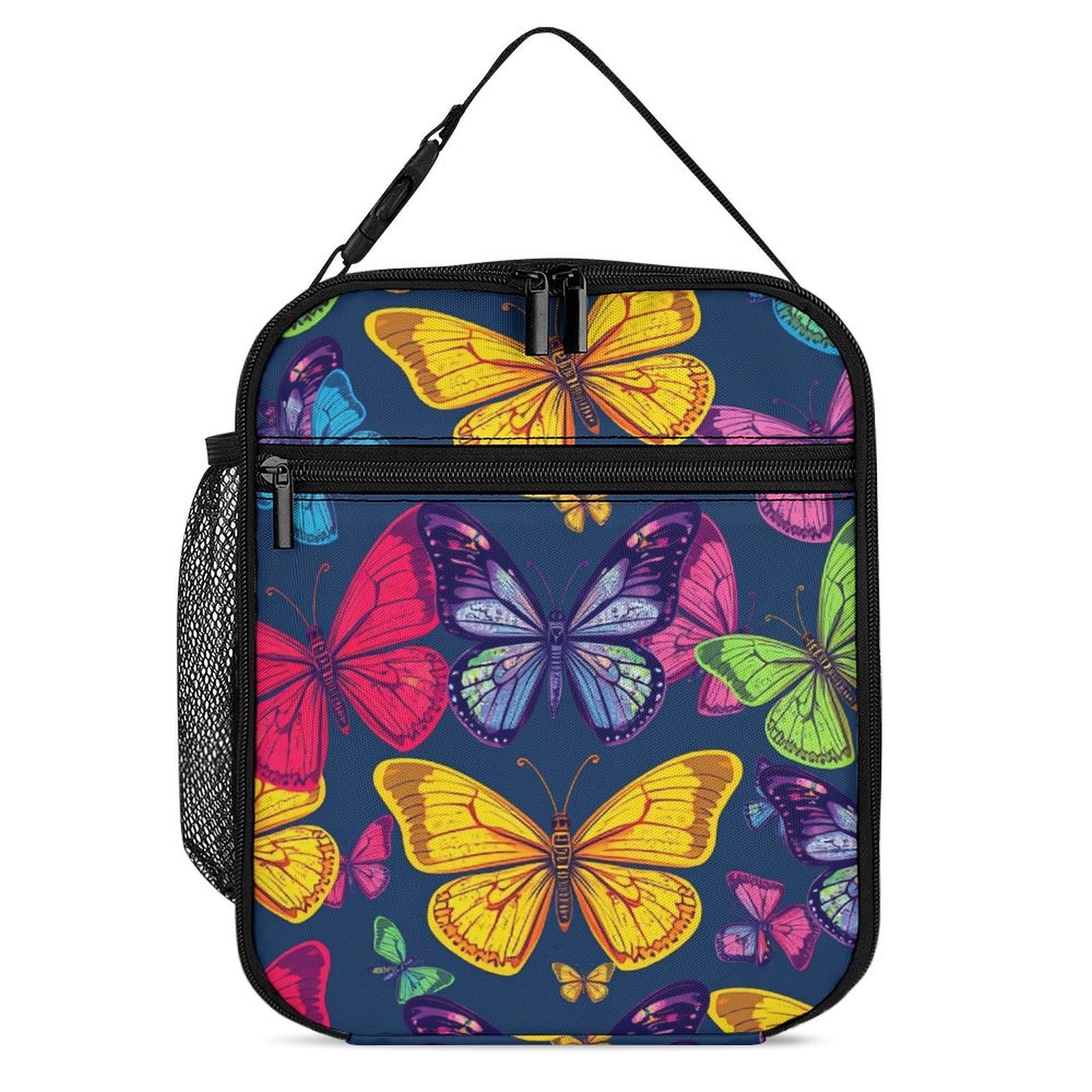 Enchanting Butterfly Lunch Bag Insulated Portable Lunch Box Tote Bags ...