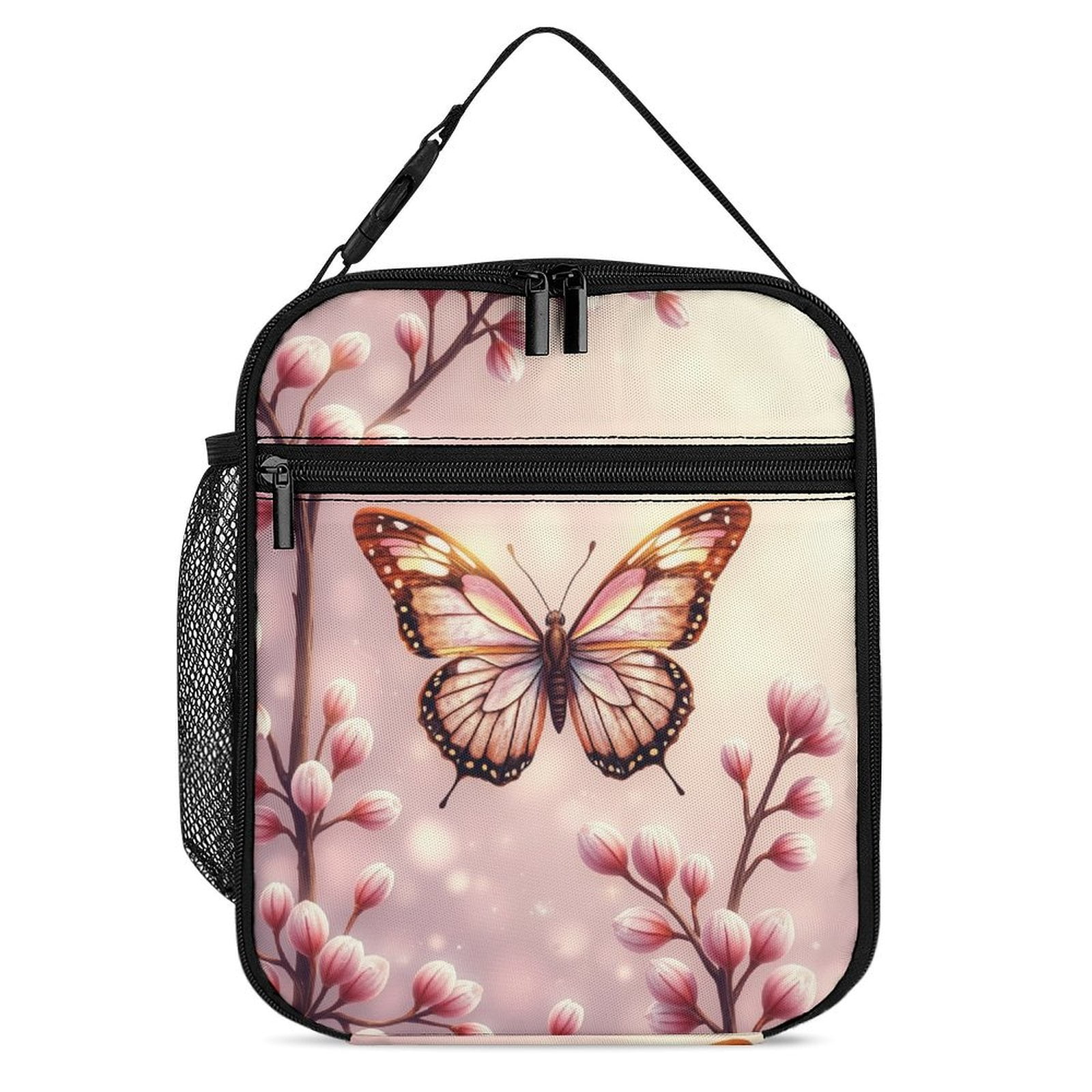 Enchanting Butterfly Lunch Box Food Bag for Work Office Outdoor Picnic ...