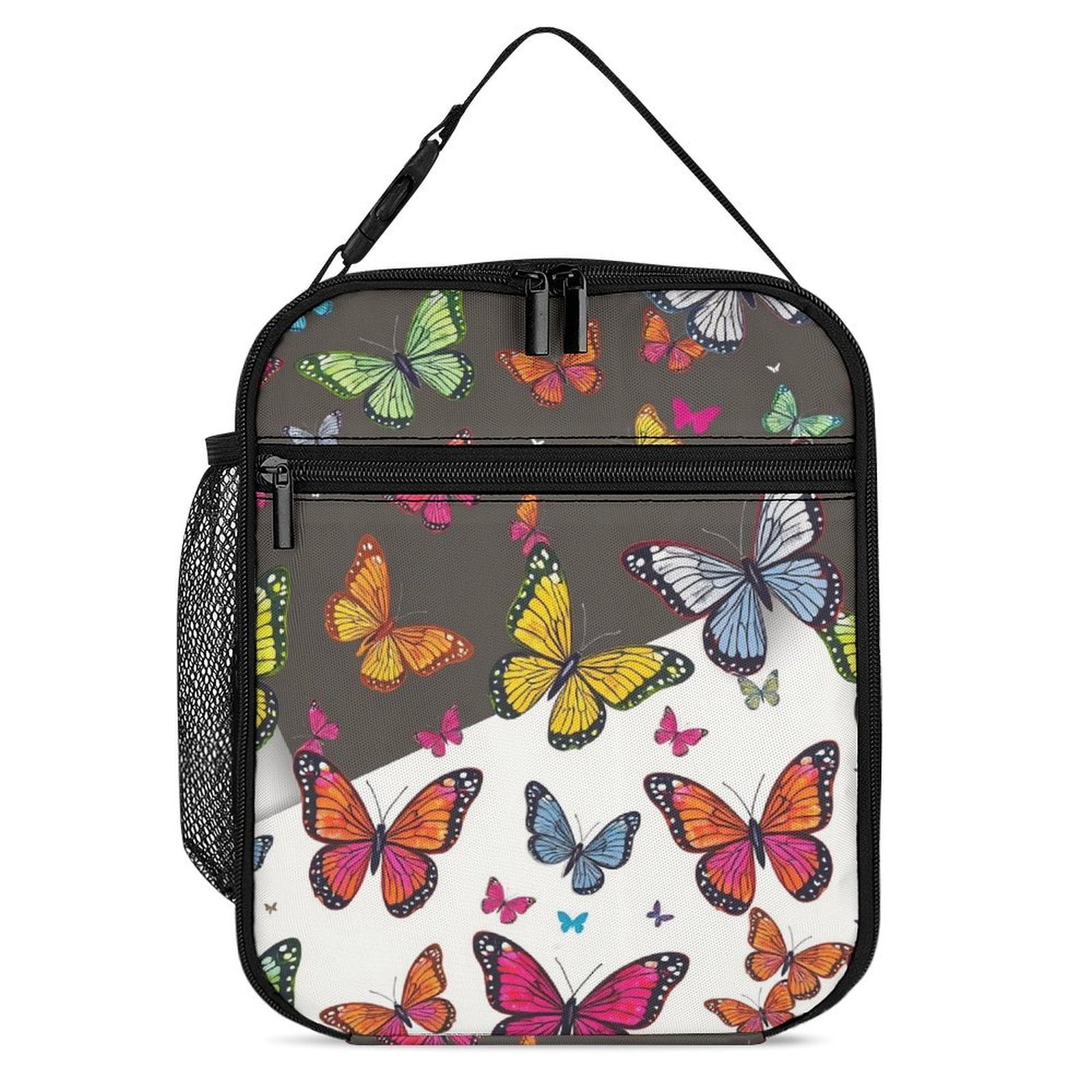 Enchanting Butterfly Lunch Box Food Bag for Work Office Outdoor Picnic ...