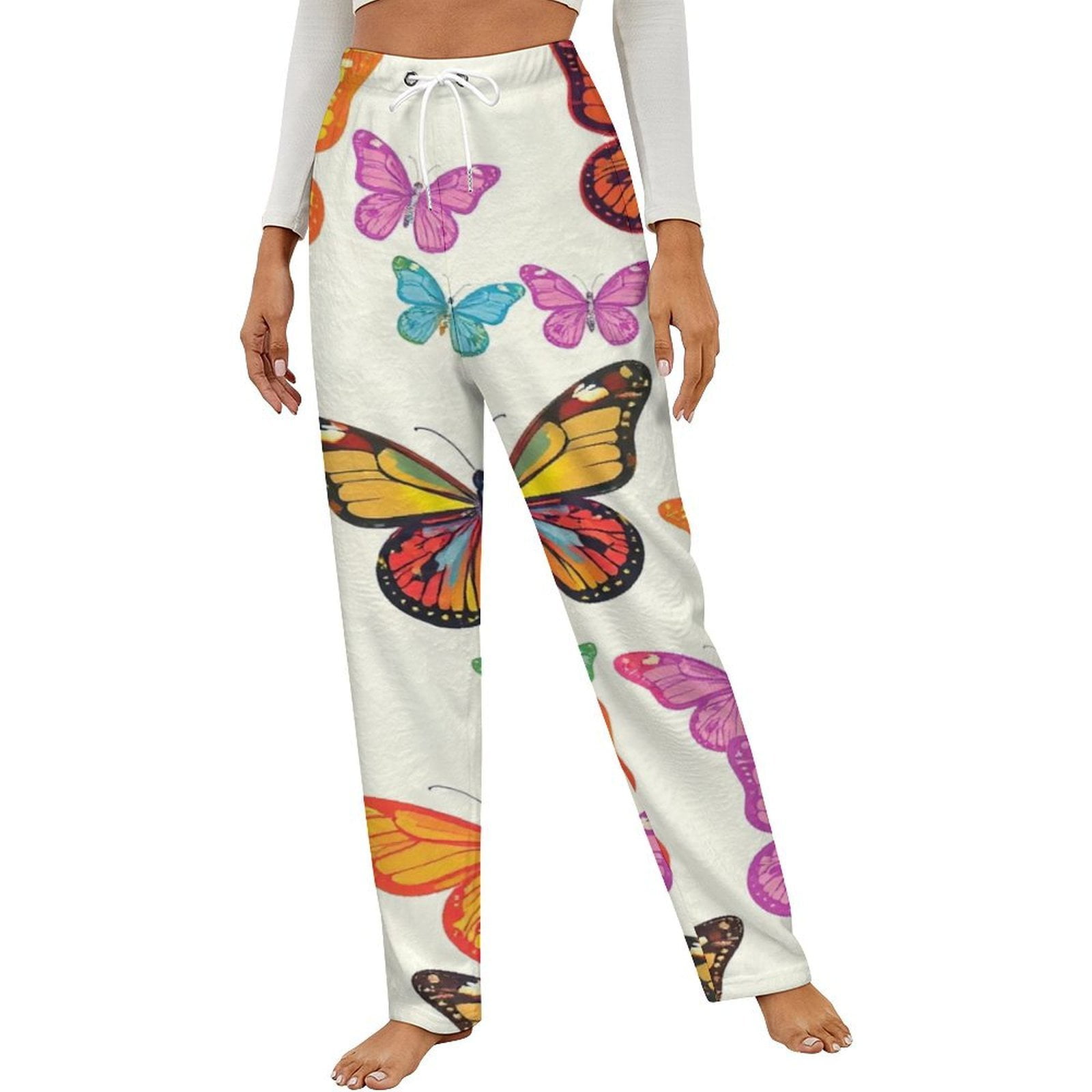 Enchanting Butterfly Pajamas Pants Women's Pajama Pants Home Sleepwear ...