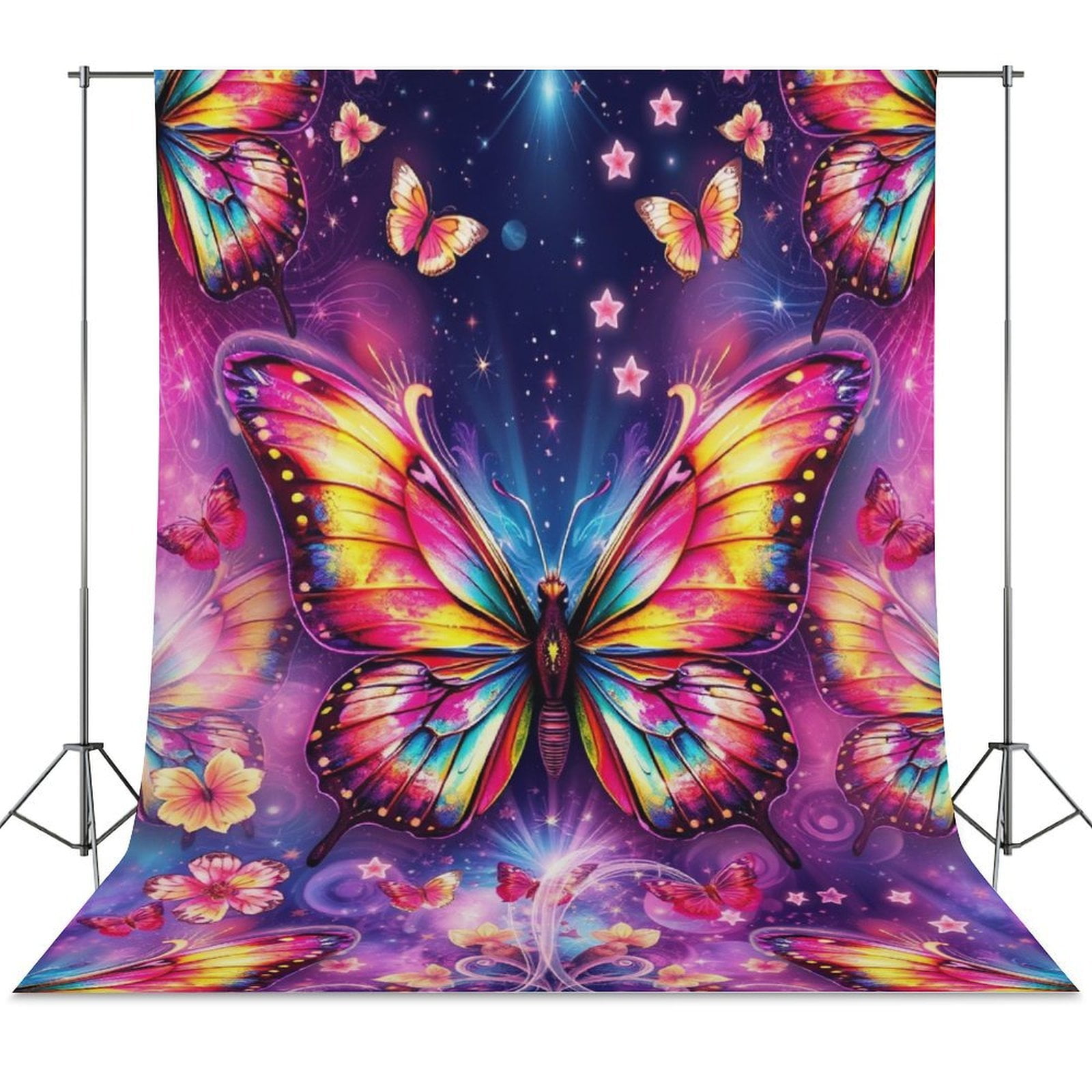 Enchanting Butterfly Party Backdrop Birthday Decoration Backgrounds for ...