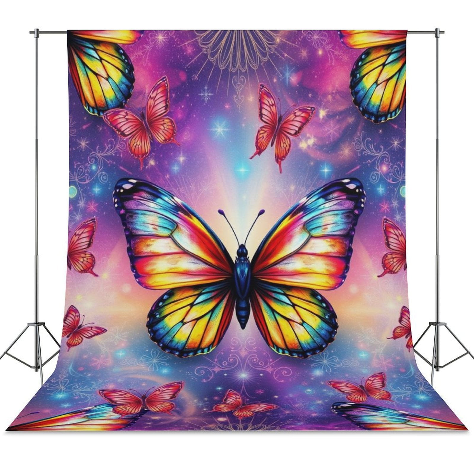 Enchanting Butterfly Party Backdrop Birthday Decoration Backgrounds for ...