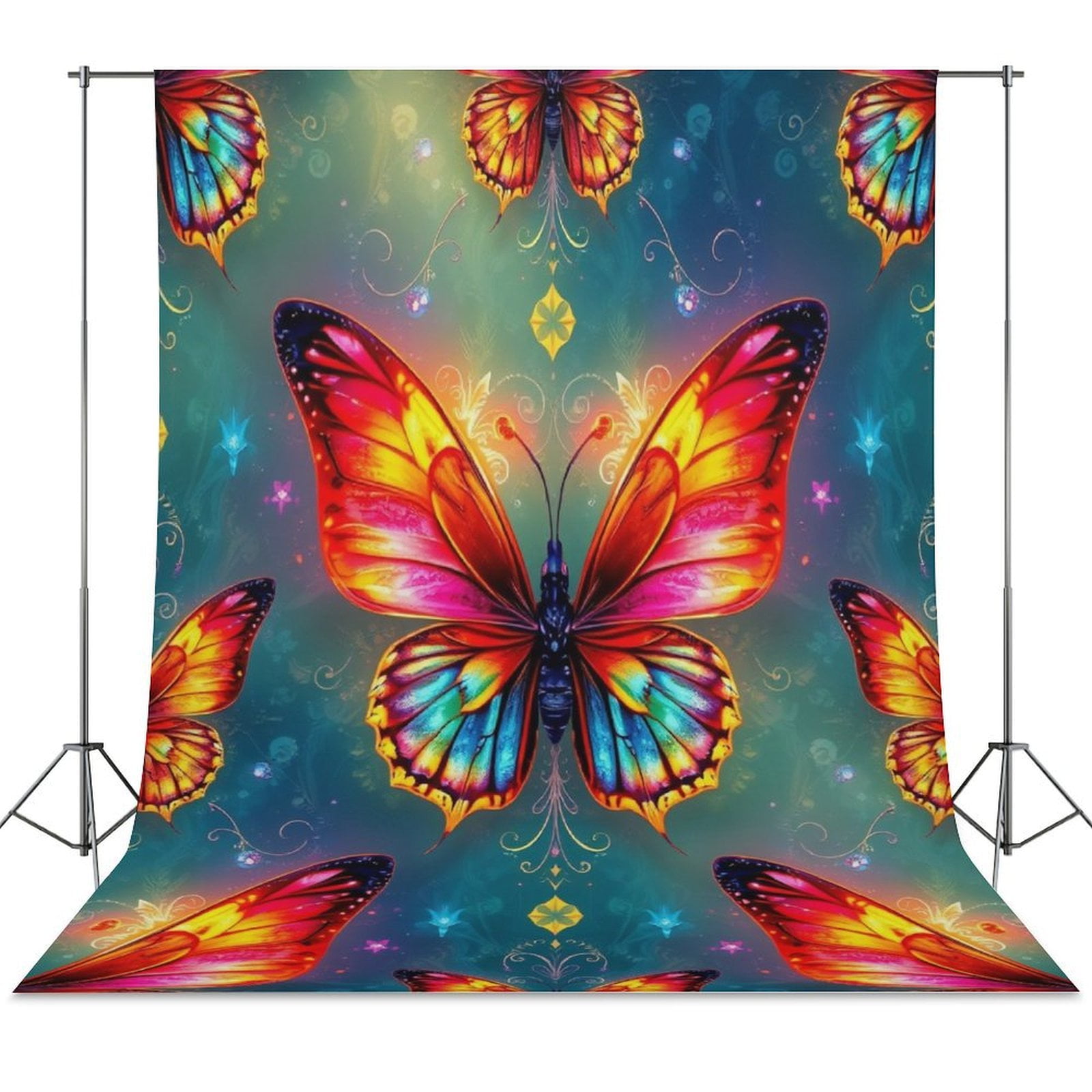 Enchanting Butterfly Party Backdrop Birthday Decoration Backgrounds for ...