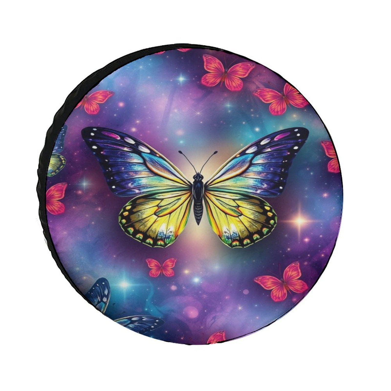 Enchanting Butterfly Spare Tire Cover Dust-Proof Wheel Tire Cover Fit ...