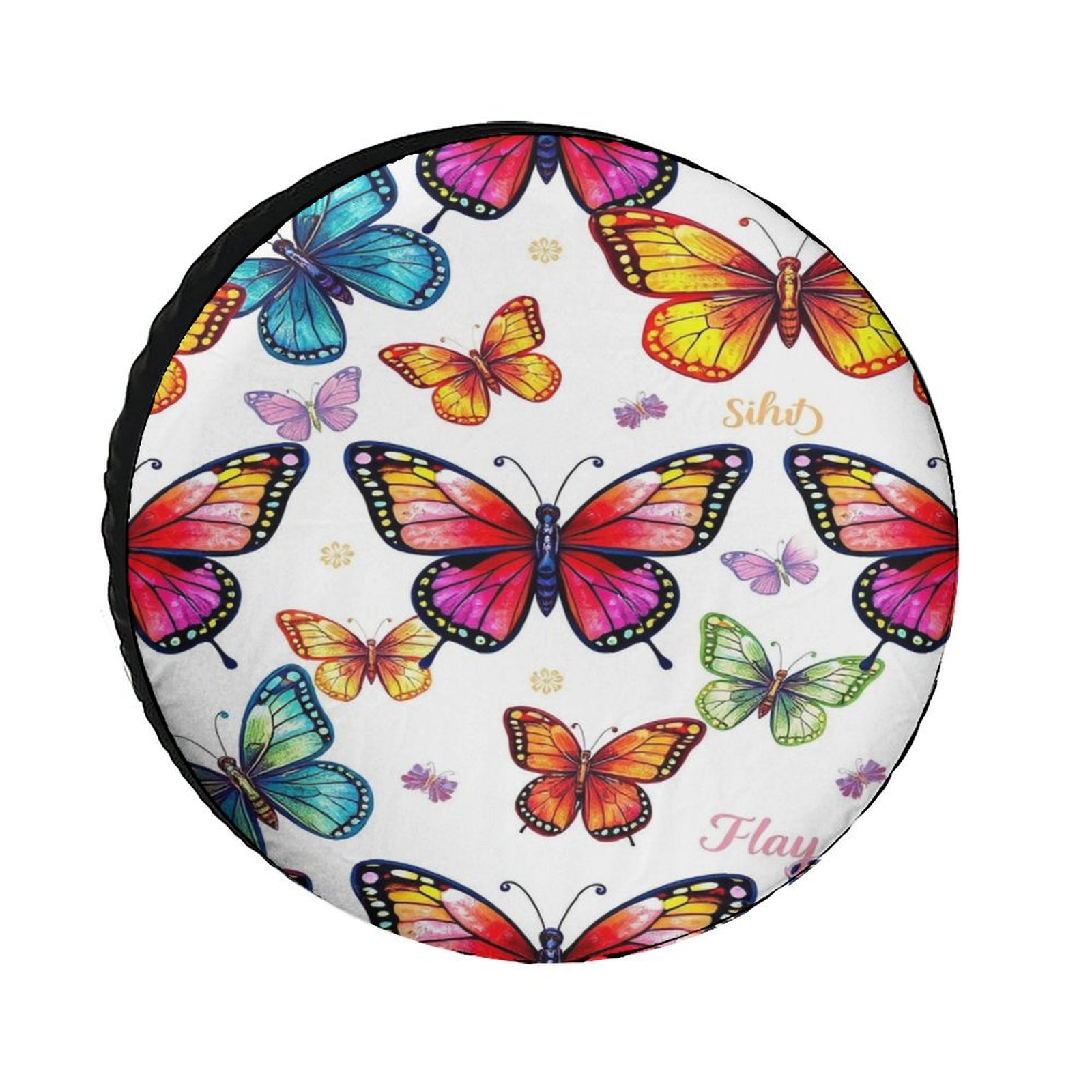 Enchanting Butterfly Spare Tire Cover Weatherproof Wheel Camper ...