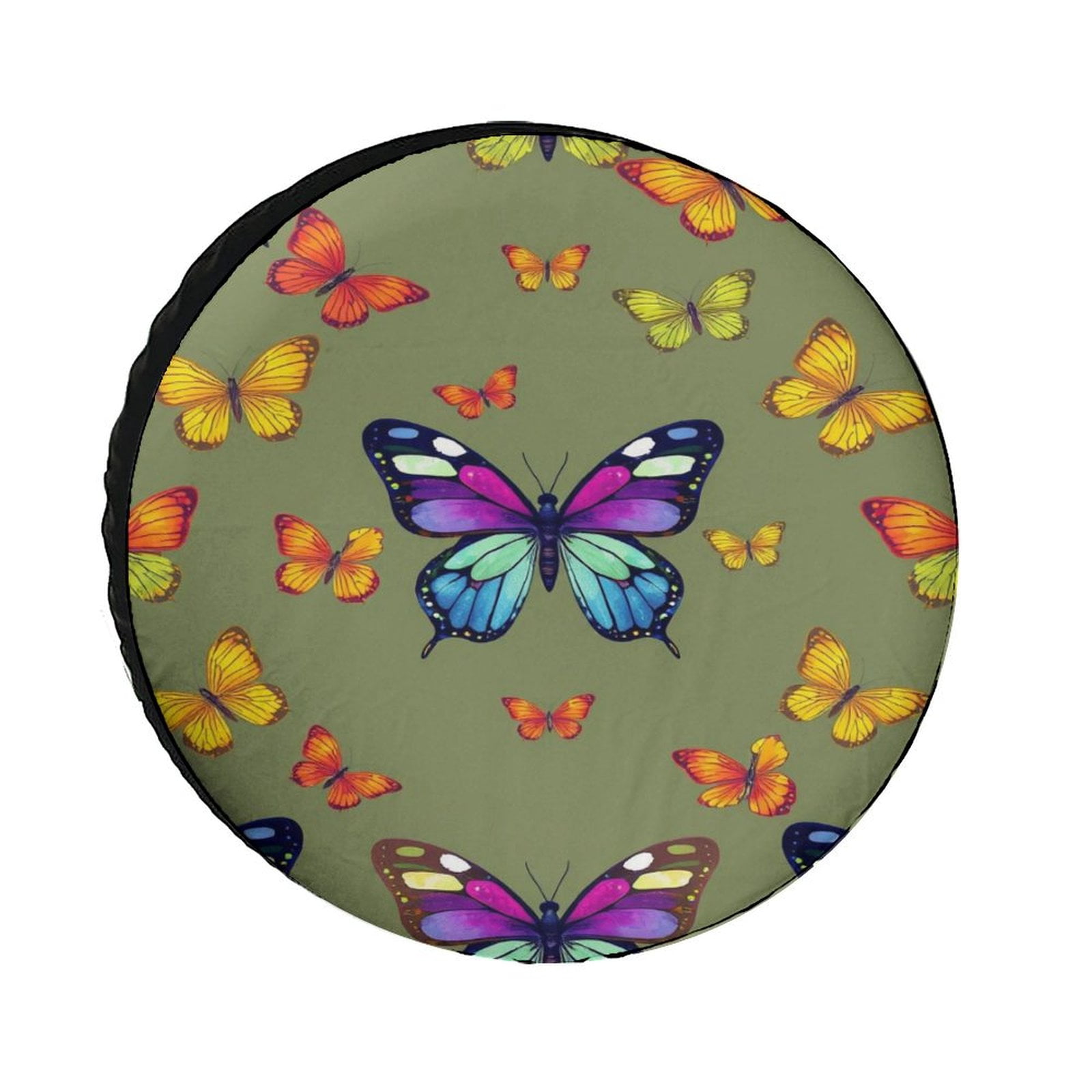 Enchanting Butterfly Spare Tire Cover Weatherproof Wheel Camper ...
