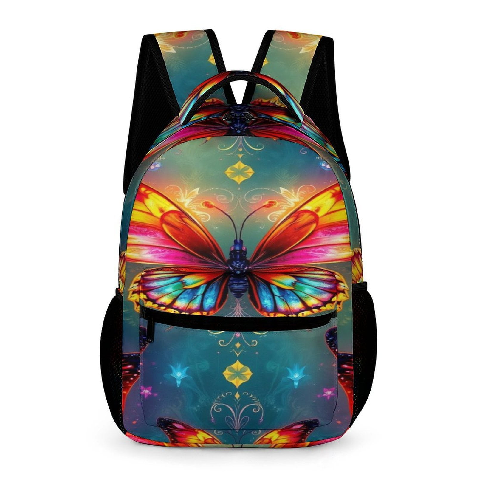 Enchanting Butterfly Student Bookbag Notebook Backpacks 3D Print ...