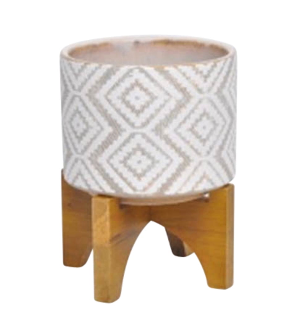 Enchanting Ceramic planter with Stand, Multicolor - Walmart.com