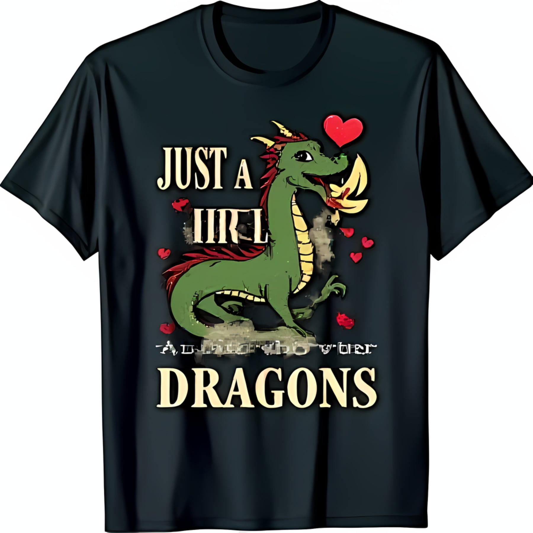 Enchanting Chest Graphic Black T-Shirt for Fantasy Lovers - Walmart.com