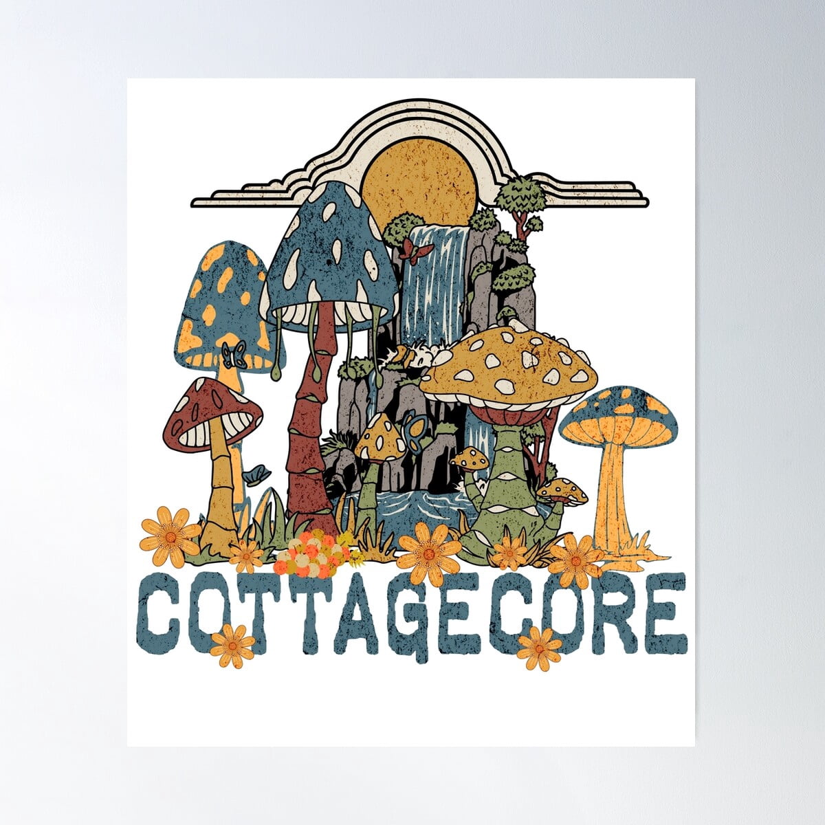 Enchanting Cottagecore Wonderland Poster Wall Art, Modern Wall Decor ...