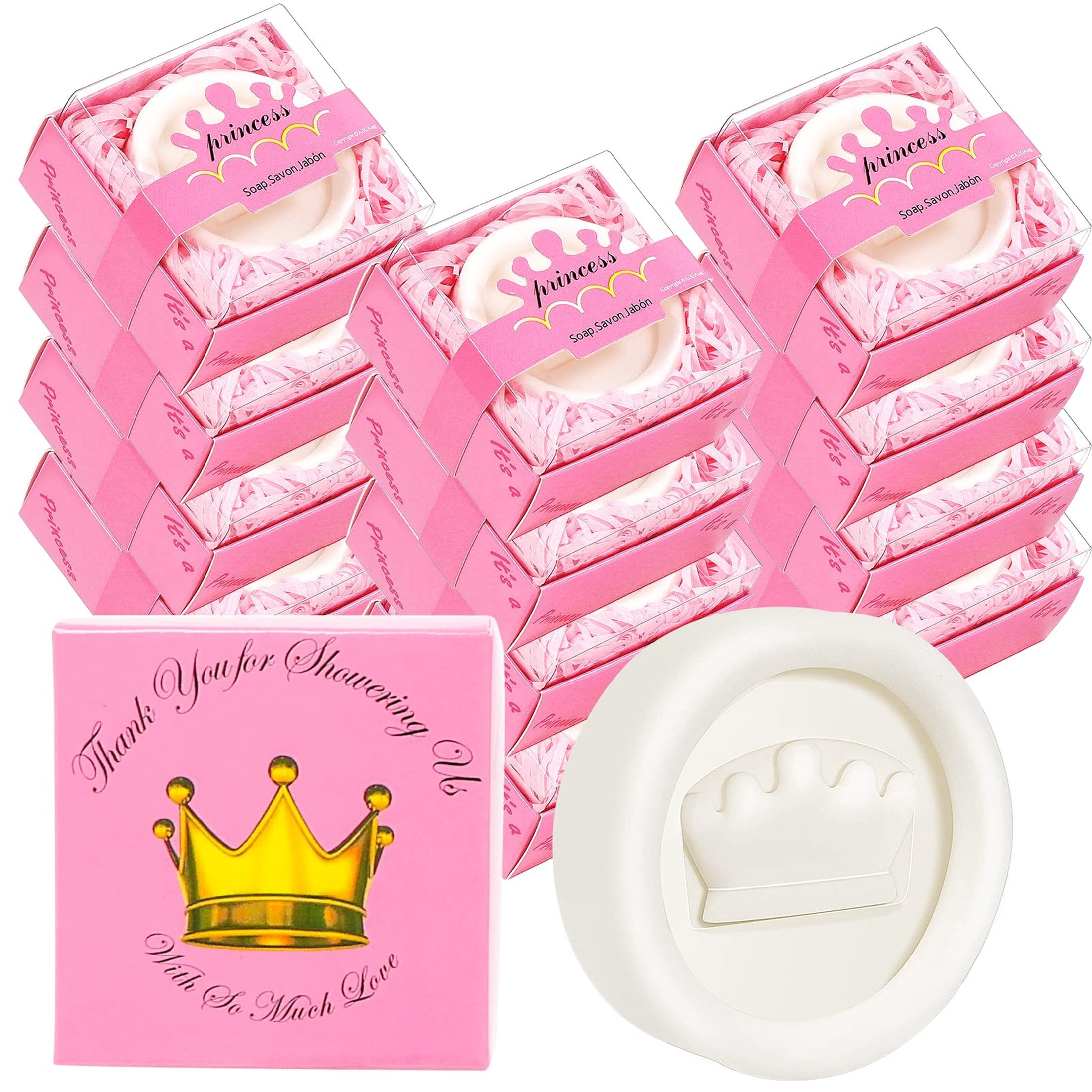 Enchanting Crown Soap Favors for Baby Girl Showers - 24 Delightful ...
