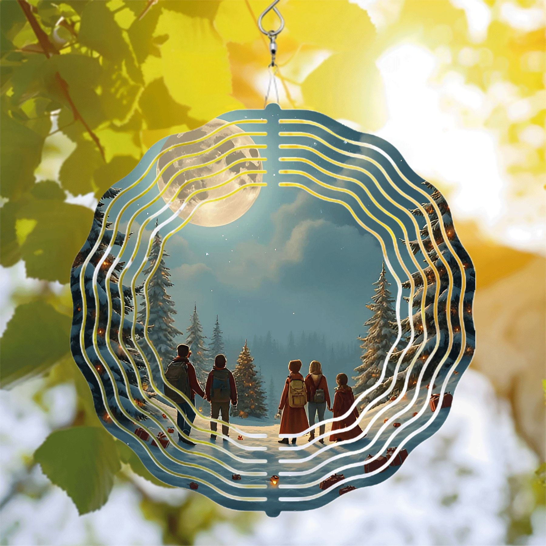 Enchanting Metal Hanging Wind Spinners & Chimes - Beautiful Patterns ...