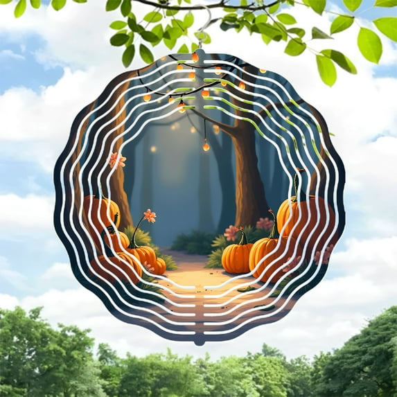 Enchanting Metal Hanging Wind Spinners & Chimes for Yard & Garden ...