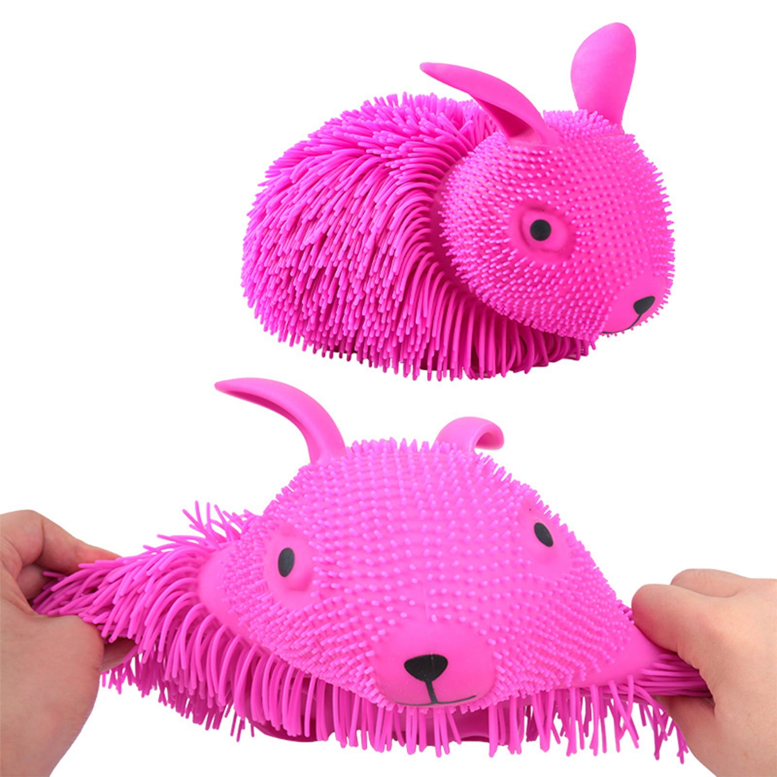 Enchanting Oversized Faux Furs Bunny Stress Relief Ball Adorable and ...