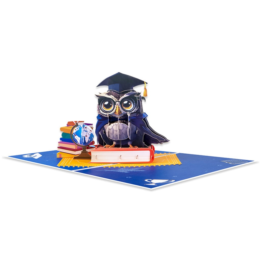 Enchanting Owl Graduation Card Graduation Party Card Celebration ...