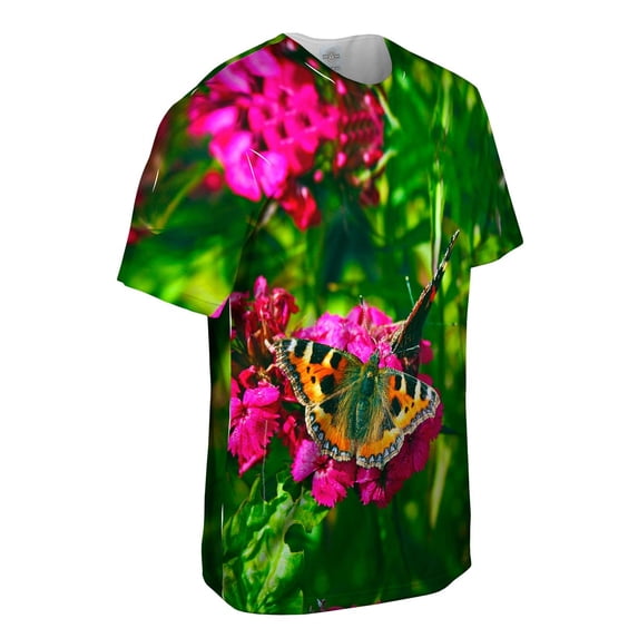 Enchanting Tortoise Shell Butterfly Mens T-Shirt All Over Print ...