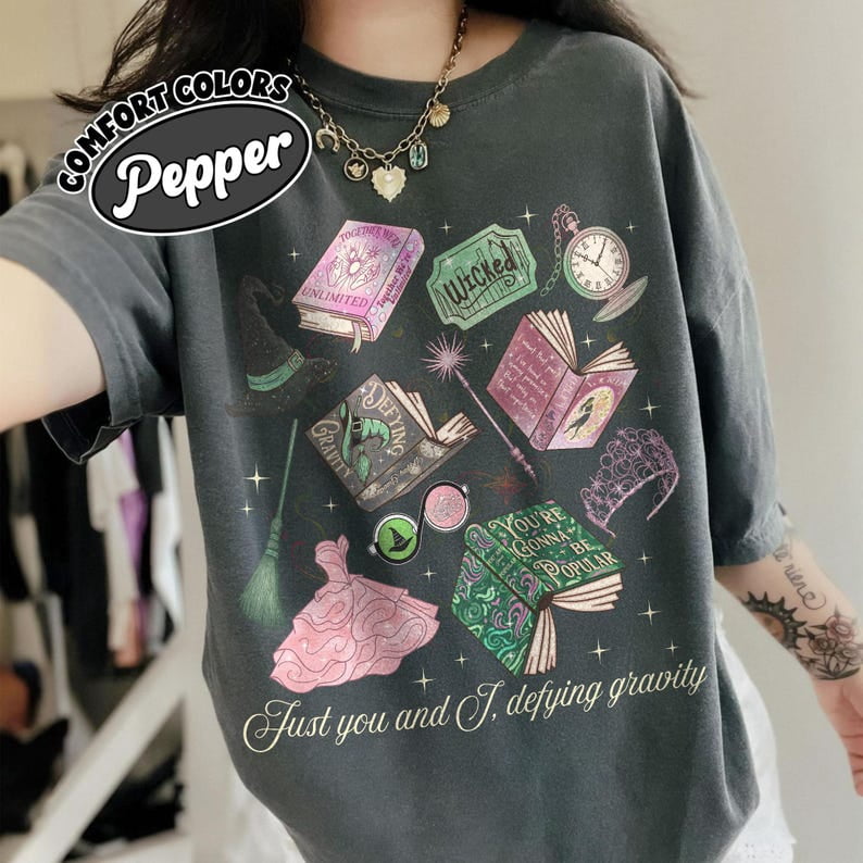 Enchanting Whimsical Magic Props Graphic Comfort Colors T-Shirt Cozy ...