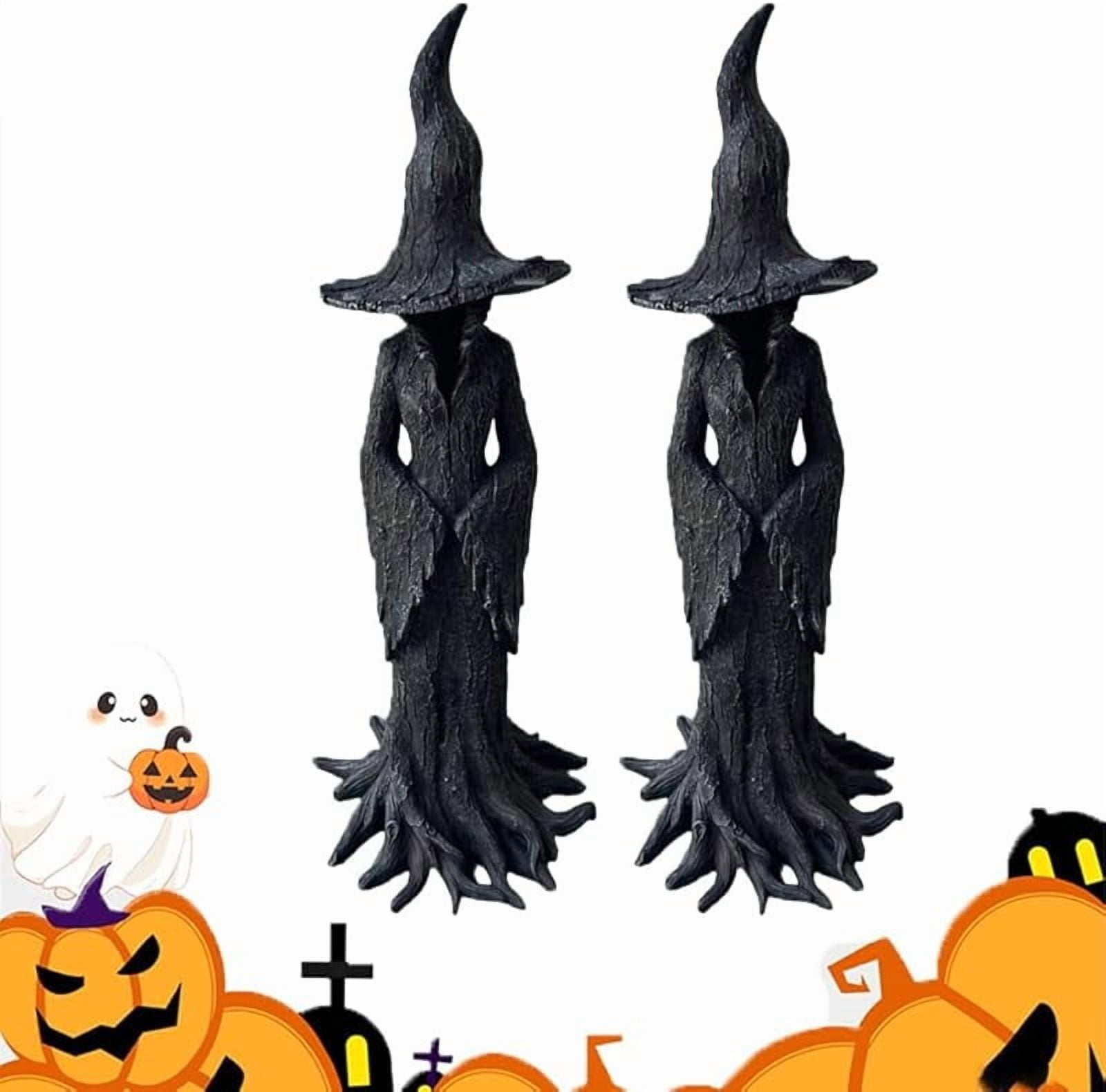 Enchanting Witch Statue, 2025 Cracker Barrel 30cm Tree Witch Statues ...