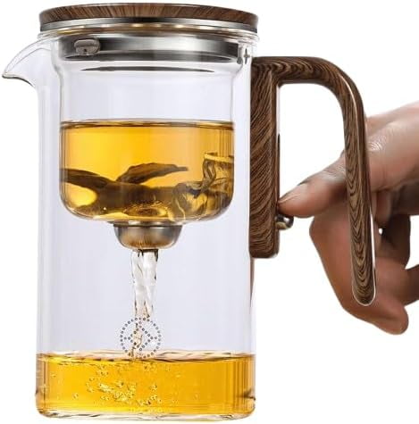 Enchantipot Magic Tea Pot,Witchcraft Teapot, Glass Teapot with Strainer ...