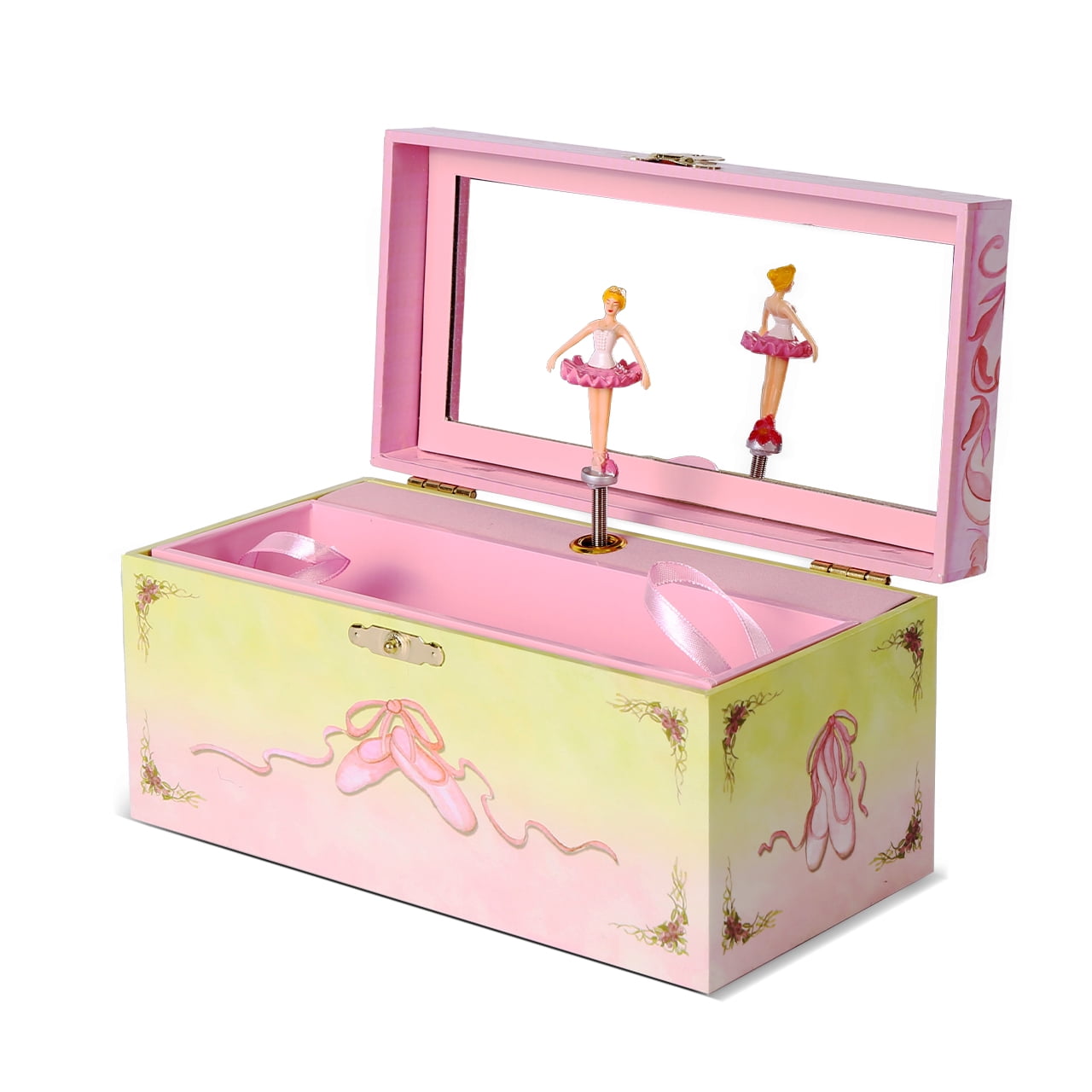 Enchantmints Ballet Shoes - Ballerina Jewelry Box for Girls Dance ...