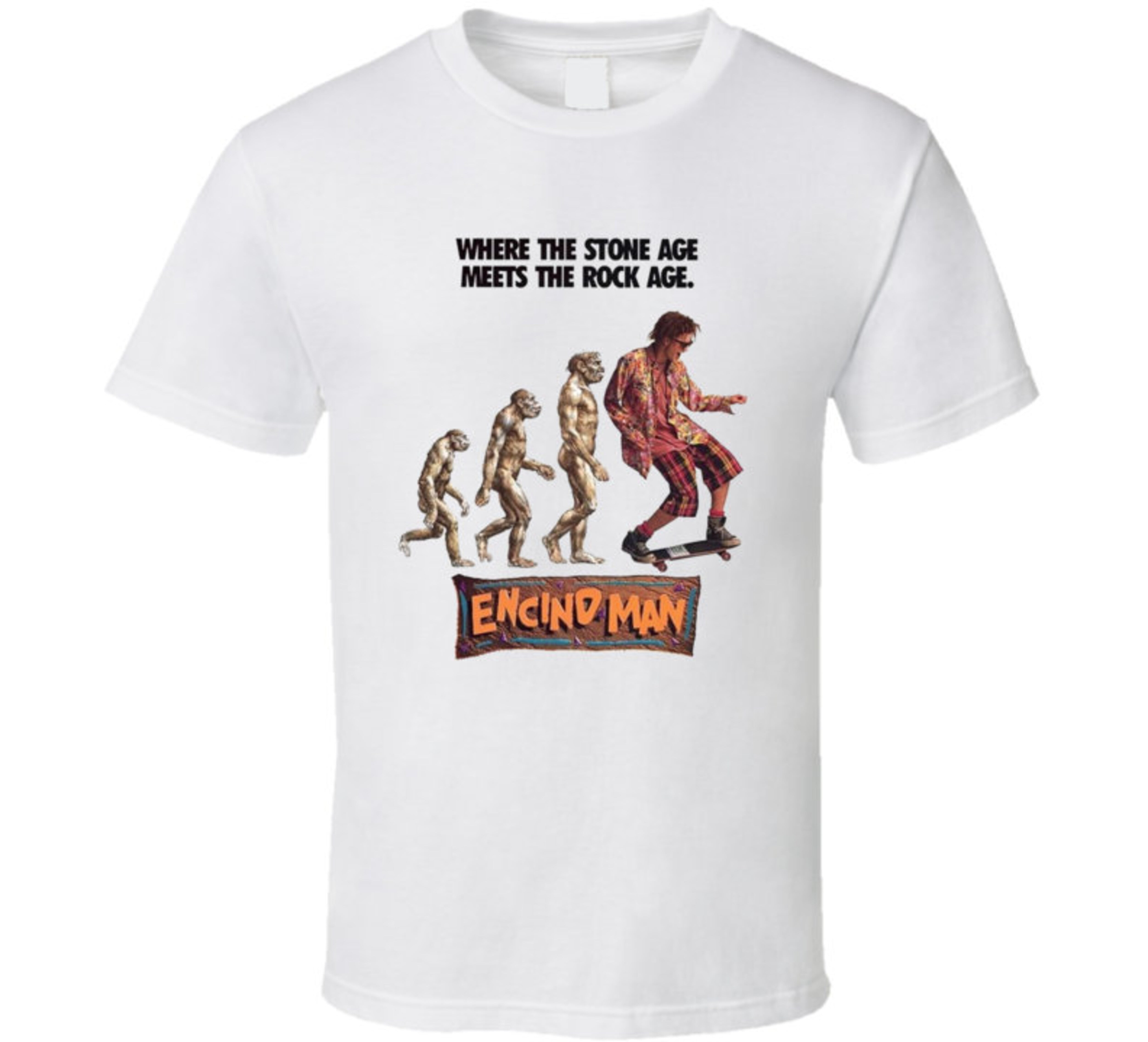 Encino Man Retro 90's Funny Movie T Shirt - Walmart.com