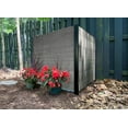 Enclo Lincoln Charcoal Color Outdoor No Dig WoodTek Vinyl Privacy ...